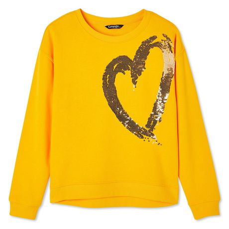 Click here for George Girls Crew Neckline Sweater Yellow Xs prices