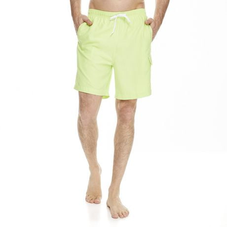George Mens Cargo Pocket Swim Short Green Xl
