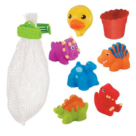 Spark Create Imagine 8 Pieces Bath Toys - Set with Red T-Rex - Walmart.ca