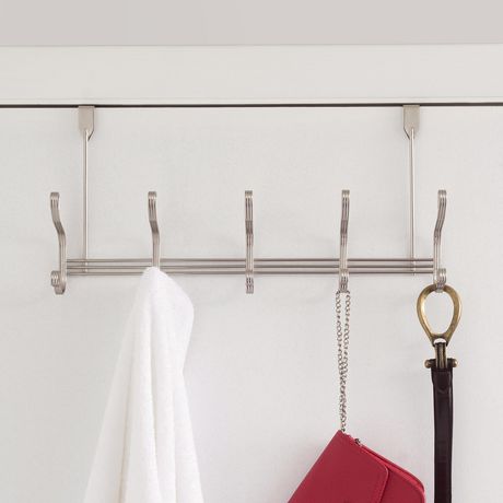 Click here for Home Basics Over The Door 5 Hook Hanging Rack  Sat... prices