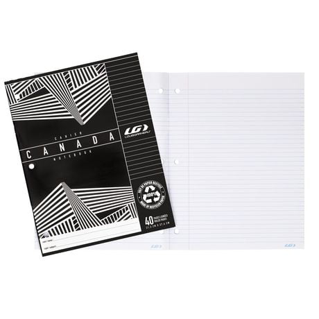 Louis Garneau Canada notebook lined black | Walmart Canada