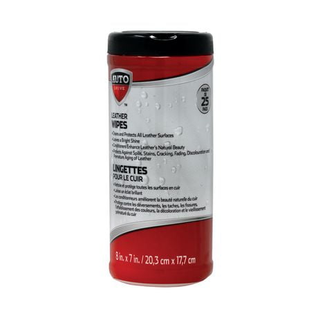 Autodrive Leather Wipes | Walmart Canada