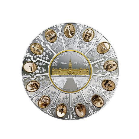 Royal Canadian Mint - Pure Silver Puzzle Coin Set - Connecting Canadian ...