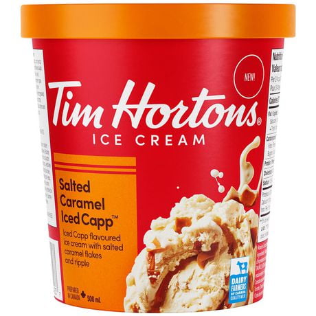 Tim Hortons Salted Caramel Iced Cappuccino Ice Cream 500mL | Walmart Canada