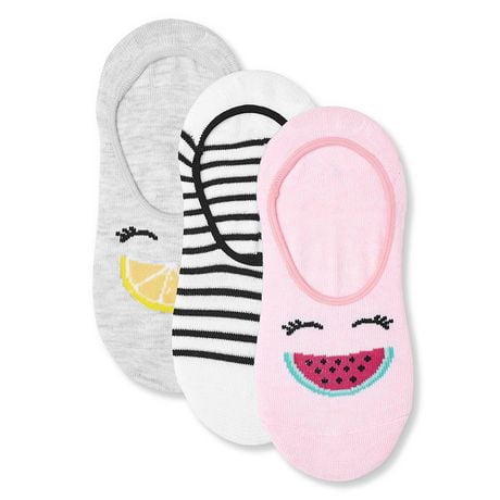 Click here for George Girls 3-Pack Footlets Multi 11-4 prices