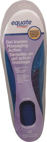 Click here for Equate Gel Massaging Action Insoles prices