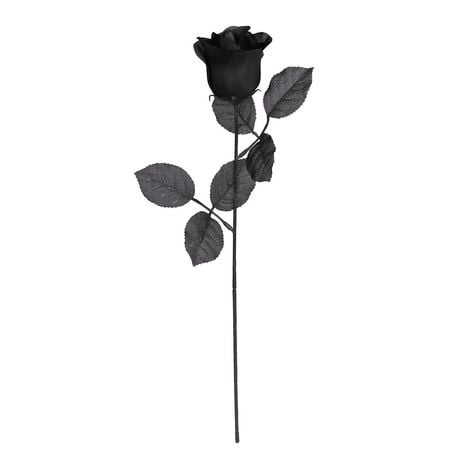 1.08inch Halloween Themed Black Rose Stem For Halloween Indoor ...