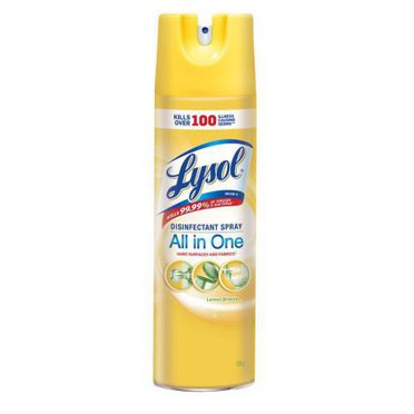 Lysol Disinfectant Spray, Lemon Breeze, Disinfect and Eliminate Odours ...