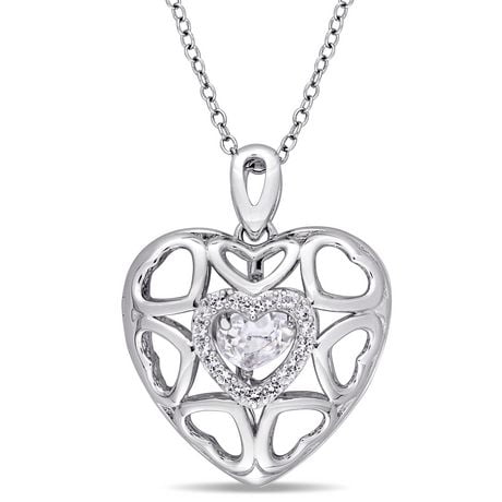 Click here for Miabella 1.25 Carat T. G.W. White Topaz Sterling S... prices