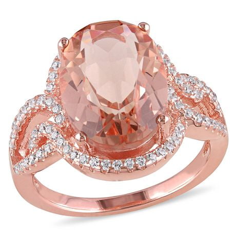 Click here for Tangelo 5.62 Carat T. G.W. Simulated Morganite And... prices