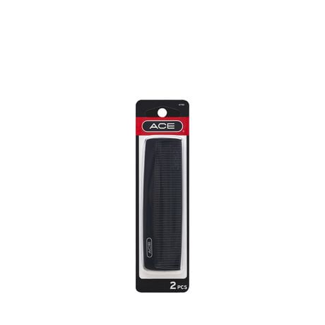 Ace 5" Pocket Comb Hard Rubber - Fine 2 ct | Walmart Canada
