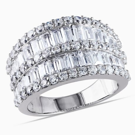 Click here for 6 Carat T. G.W. Cubic Zirconia Sterling Silver Coc... prices