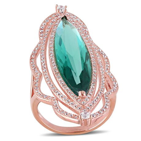 Click here for Tangelo 7.86 Carat T. G.W Green And White Cubic Zi... prices