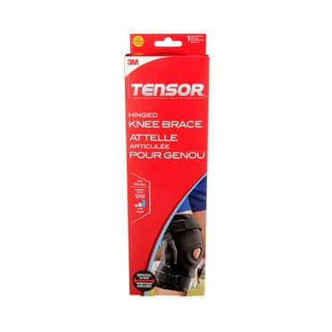 Tensor Knee Brace with Dual Side Stabilizers, Black, left or right ...