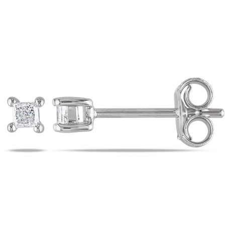 Click here for Miabella 0.17 Carat T. W. Princess-Cut Diamond Sol... prices