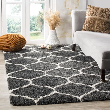 Click here for Safavieh Hudson Arline Geometric Shag Area Rug Dar... prices