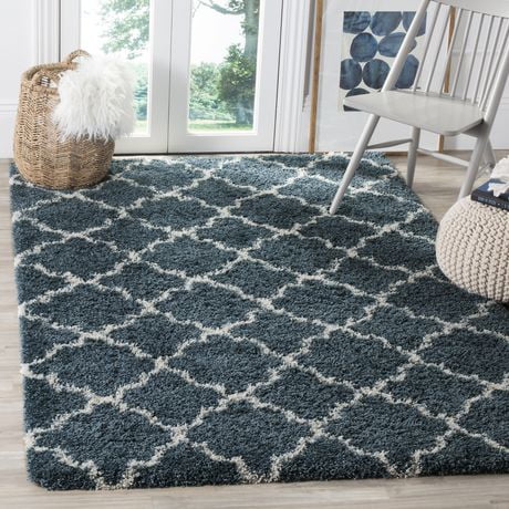 Click here for Safavieh Hudson Jaye Geometric Shag Area Rug Slate... prices