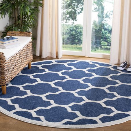 Click here for Safavieh Amherst Roderick Geometric Area Rug Navy... prices