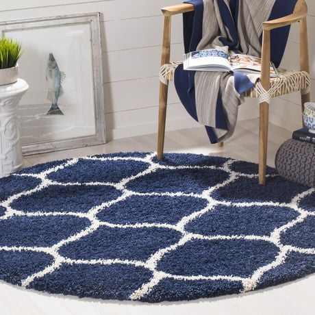 Click here for Safavieh Hudson Arline Geometric Shag Area Rug Nav... prices