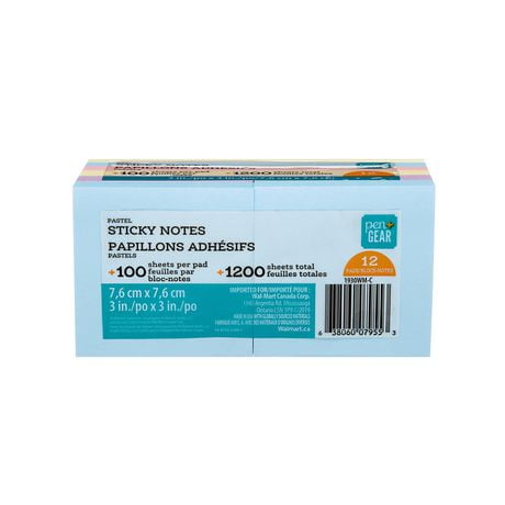 Click here for 3M Canada Pen+Gear Sticky Notes 1930Wm-C  Pastel A... prices