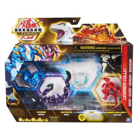 Bakugan Legends Collection Pack, 4-Pack featuring Maxodon Bakugan ...