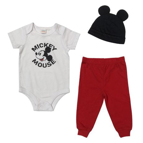 Click here for Disney Boys Mickey Mouse Interlock 3Pcs Pant Set R... prices