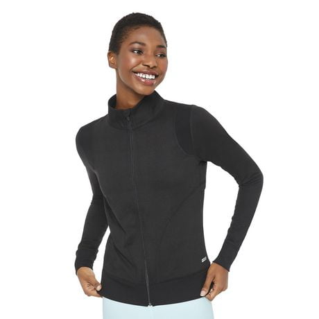 Athletic Works Women's Ribbed Zip-Up Jacket | Walmart Canada