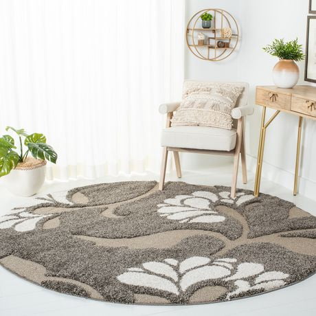 Click here for Safavieh Florida Teodor Floral Shag Area Rug Smoke... prices