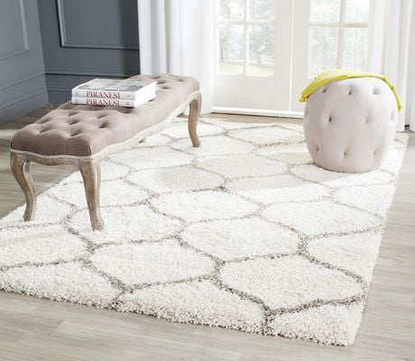Click here for Safavieh Hudson Arline Geometric Shag Area Rug Ivo... prices
