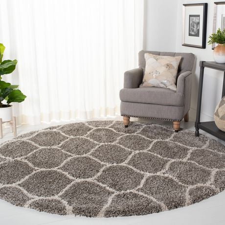Click here for Safavieh Hudson Arline Geometric Shag Area Rug Gre... prices