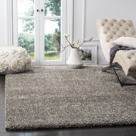 Click here for Safavieh Milan Harlow Solid Shag Area Rug Grey 6 F... prices