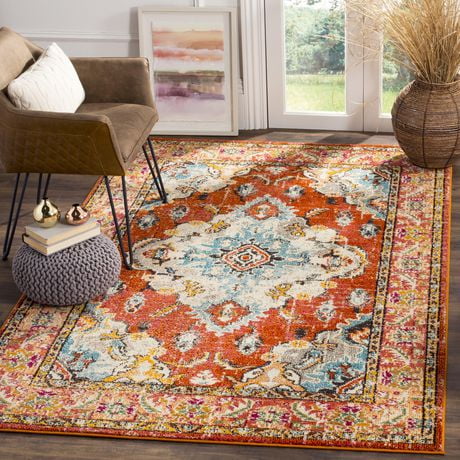Click here for Safavieh Monaco Toria Traditional Area Rug Orange... prices