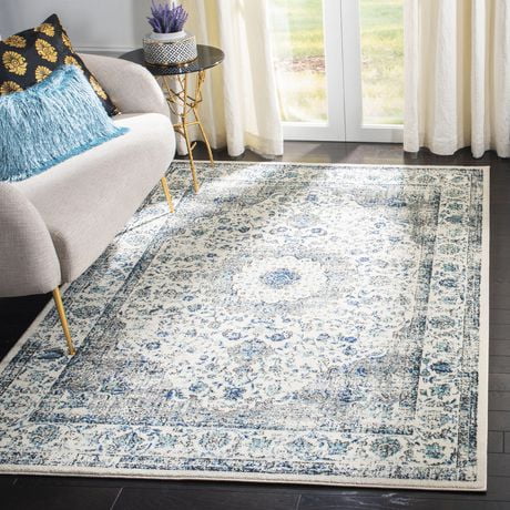 Click here for Safavieh Evoke Teale Traditional Area Rug Grey / I... prices
