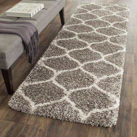 Click here for Safavieh Hudson Arline Geometric Shag Area Rug Gre... prices