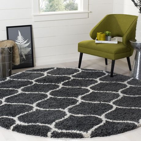 Click here for Safavieh Hudson Arline Geometric Shag Area Rug Dar... prices