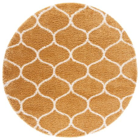 Click here for Safavieh Hudson Arline Geometric Shag Area Rug Gol... prices