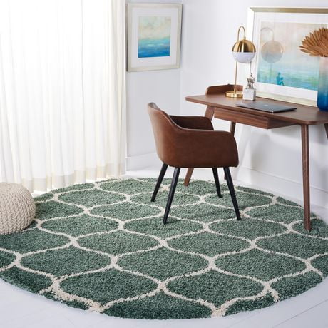 Click here for Safavieh Hudson Arline Geometric Shag Area Rug Lig... prices