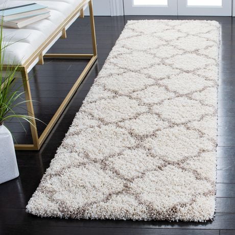Click here for Safavieh Hudson Jaye Geometric Shag Area Rug Ivory... prices
