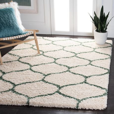 Click here for Safavieh Hudson Arline Geometric Shag Area Rug Ivo... prices