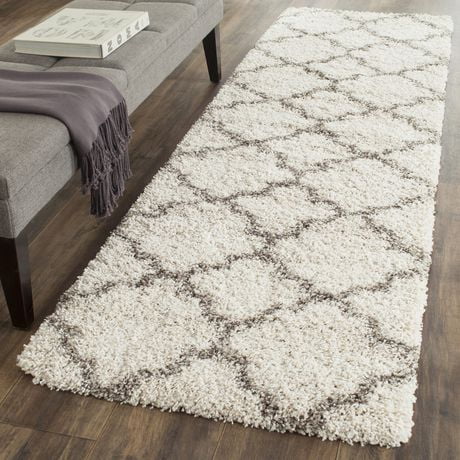 Click here for Safavieh Hudson Jaye Geometric Shag Area Rug Ivory... prices