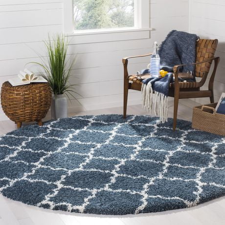 Click here for Safavieh Hudson Jaye Geometric Shag Area Rug Slate... prices