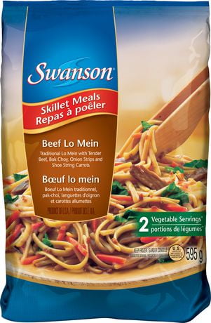 Swanson Skillet Meals Beef Lo Mein Frozen Dinner | Walmart.ca