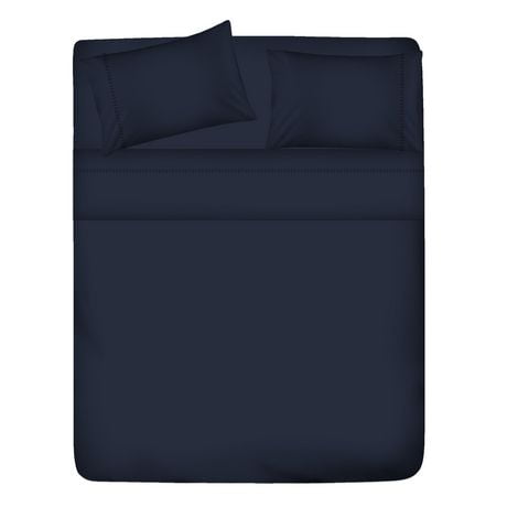 Click here for Hometrends 400 Tc Sateen Performance Sheet Set Blu... prices