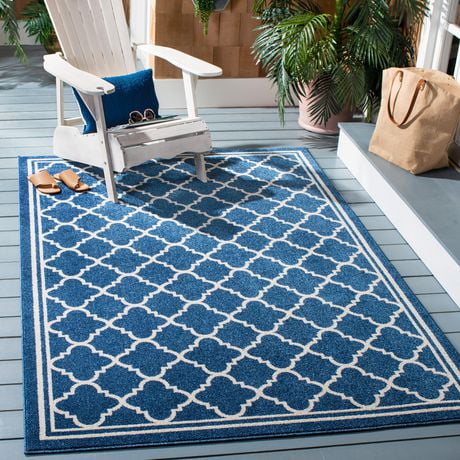 Click here for Safavieh Amherst Trina Geometric Area Rug Navy / B... prices