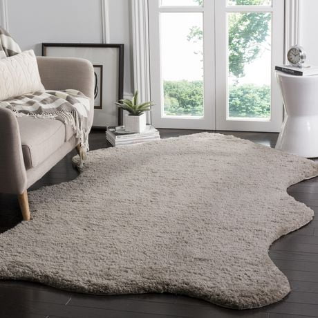 Click here for Safavieh Sheep Addie Solid Plush Shag Area Rug Sil... prices