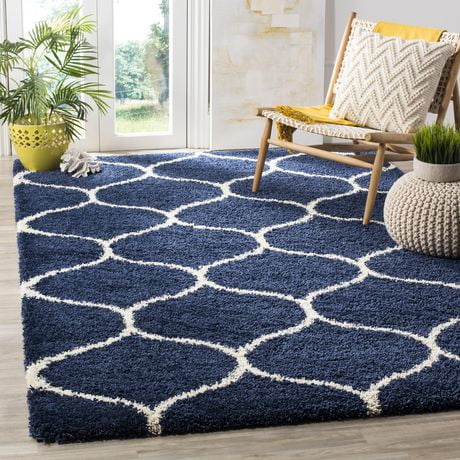 Click here for Safavieh Hudson Arline Geometric Shag Area Rug Nav... prices