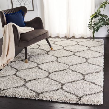 Click here for Safavieh Hudson Arline Geometric Shag Area Rug Ivo... prices