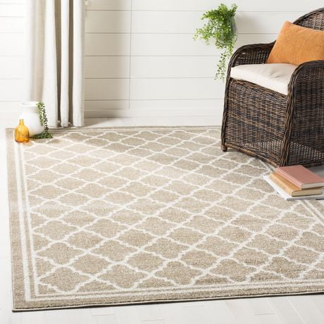 Click here for Safavieh Amherst Trina Geometric Area Rug Wheat /... prices