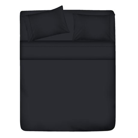 Click here for Hometrends 400 Tc Sateen Performance Sheet Set Bla... prices
