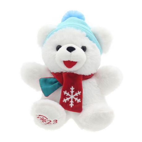 Holiday Time 9in Snowflake Teddy Ski Boy | Walmart Canada